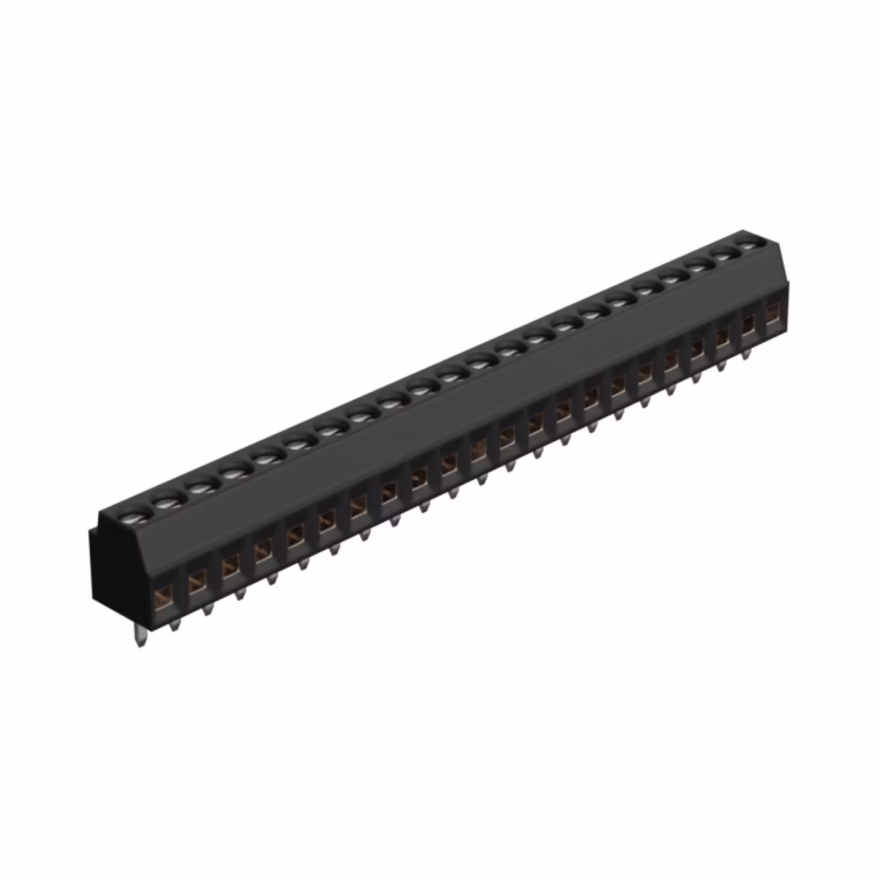 3.50mm Pitch Beau Eurostyle Fixed Mount PCB Terminal Block, 22 Circuits for sale