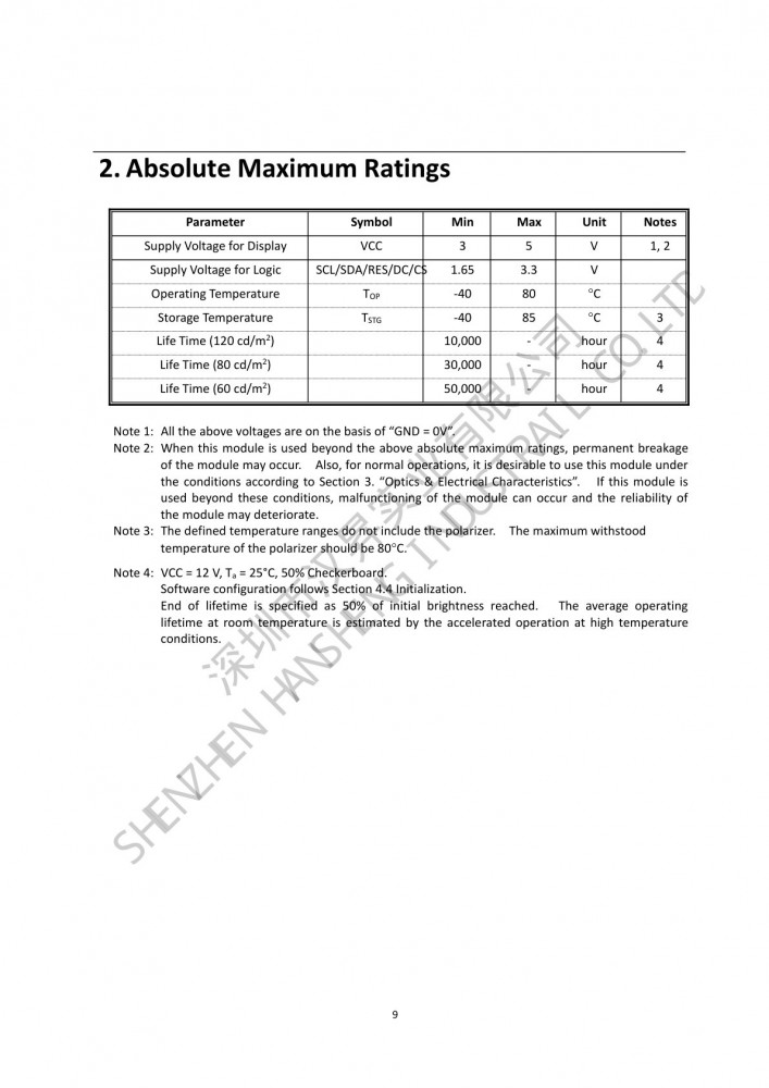 HS13L01WZ01 datasheet page 9