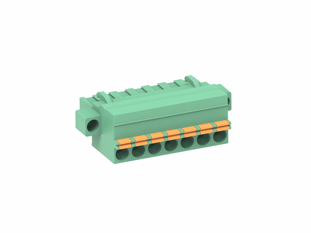 5.08mm Pitch Eurostyle Horizontal Plug, Spring-Type, In-Line, with Retention Ends, 6 Circuits for sale