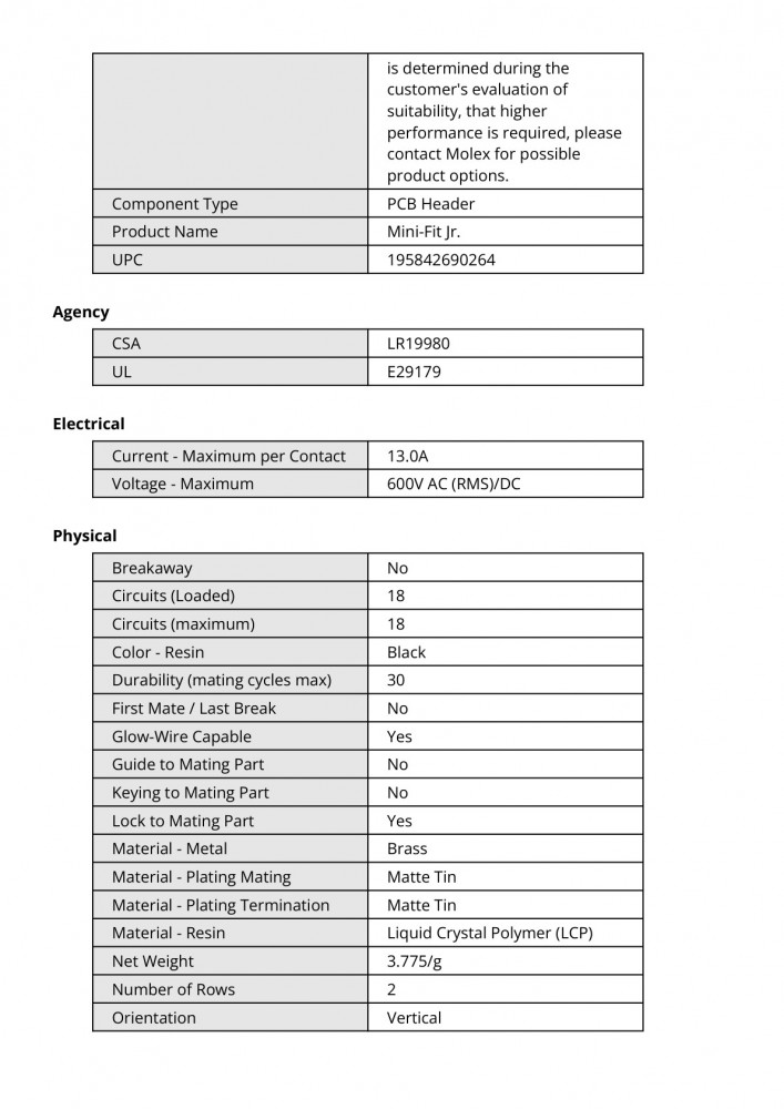 MOLEX 462071018 product document page 3