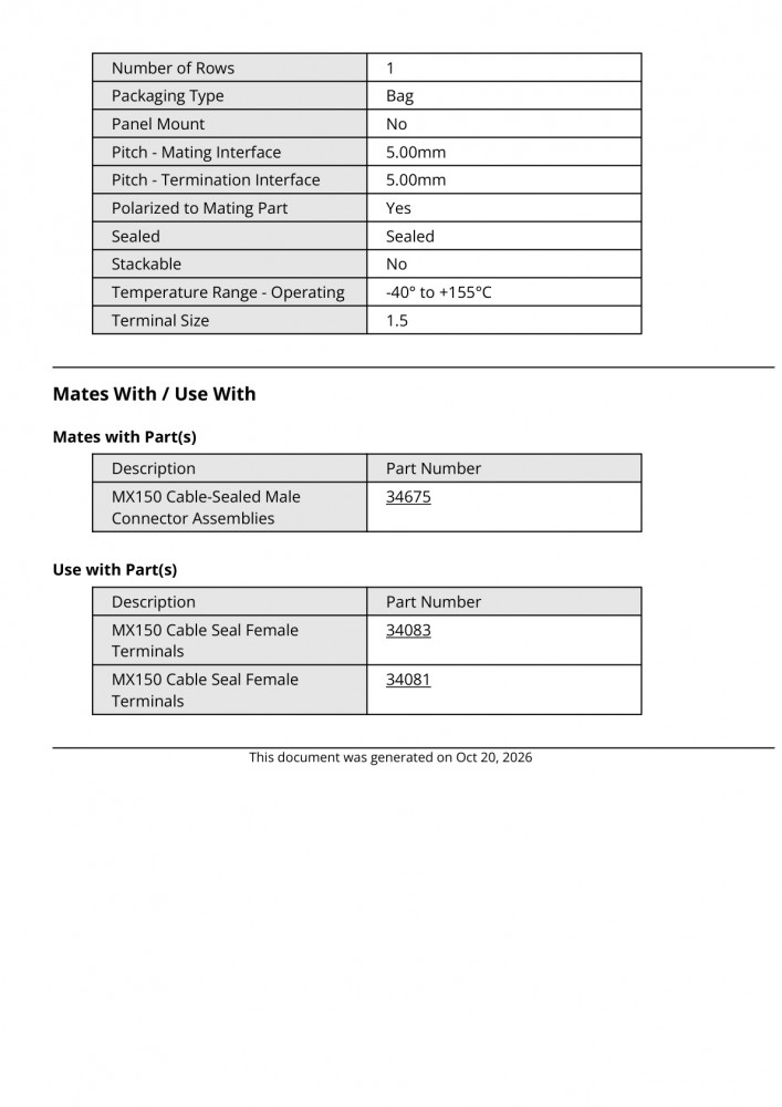 MOLEX 340624006 product document image 3