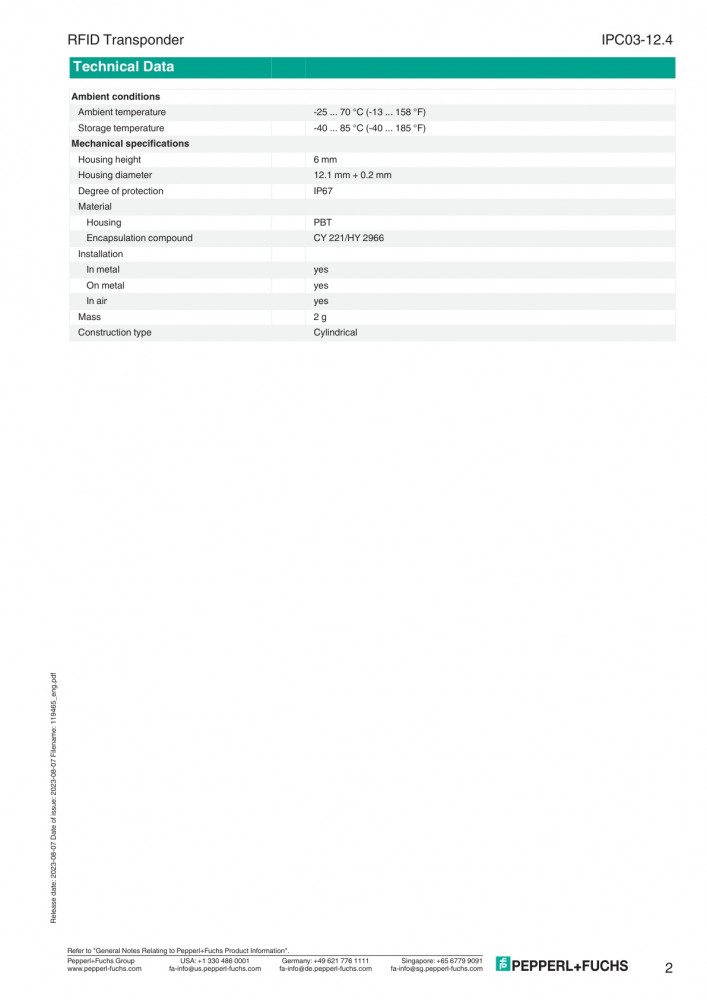 IPC03-12.4 technical document, page 2