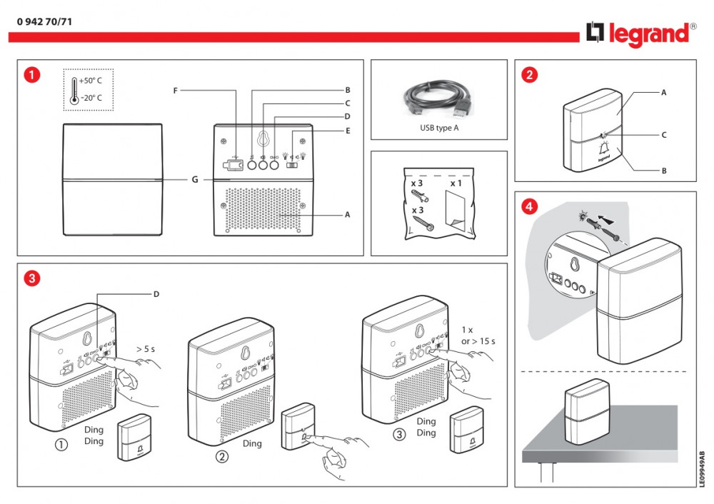 Legrand 094271 product document page 1