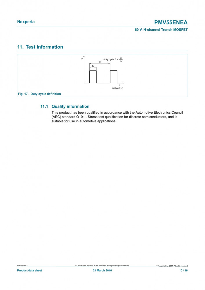 PMV55ENEAR datasheet page 10