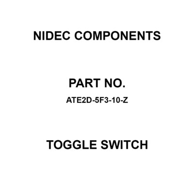 Nidec ATE2D-5F3-10-Z Toggle Switch for sale