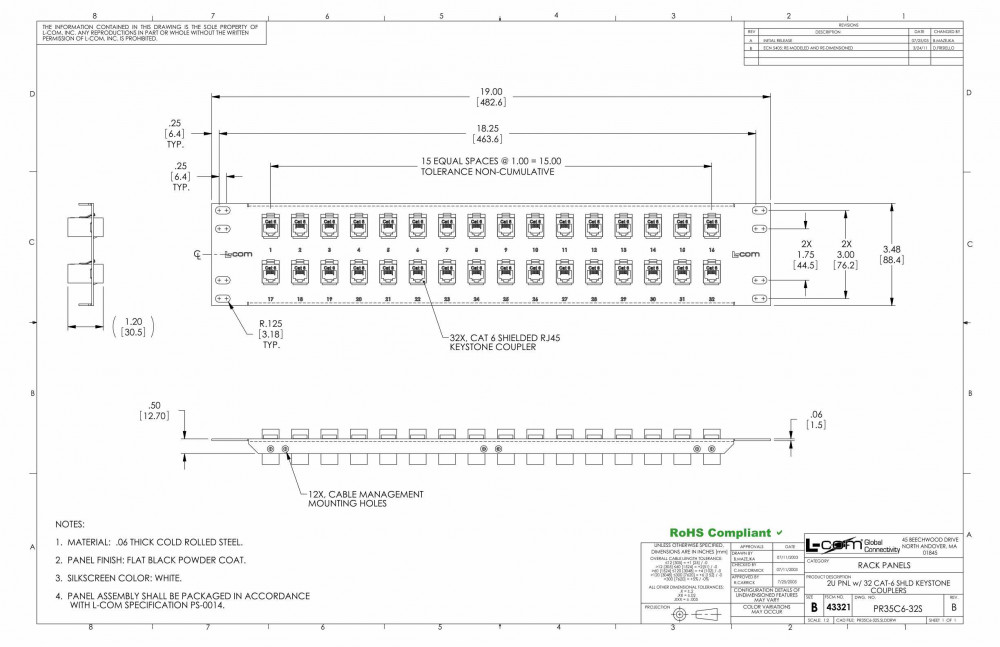 PR35C6-32S technical document preview