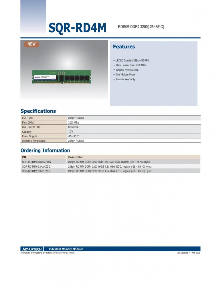SQR-RD4M product document preview