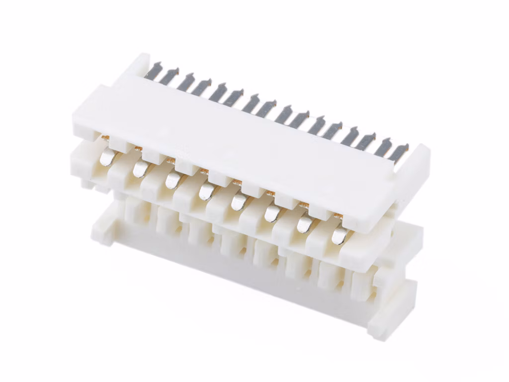 Appli-Mate RAST 2.5 Female Connector, 2.50mm Pitch, 8 Circuits, Positions C, F, H & I Removed, Open Endwalls for sale