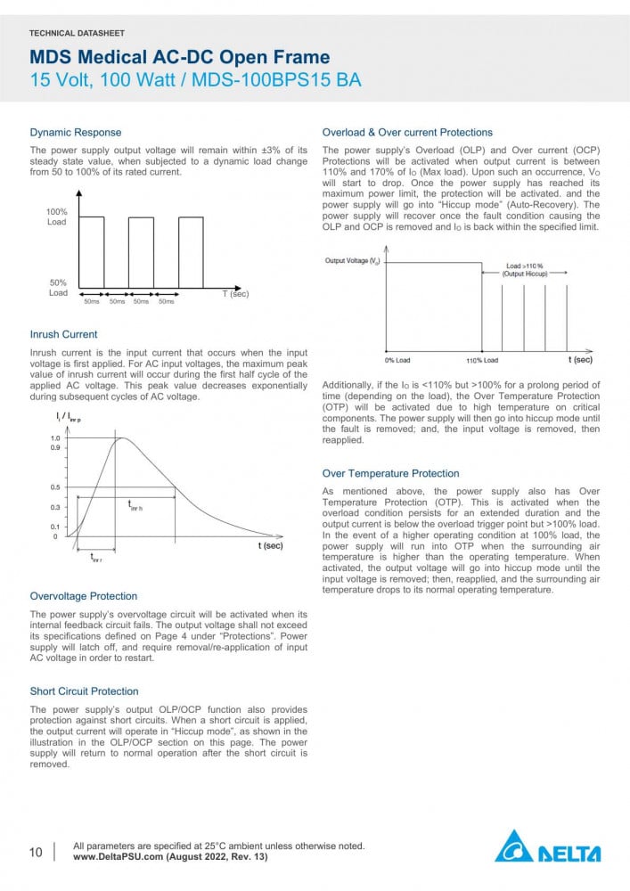 MDS-100BPS15 BA datasheet page 10