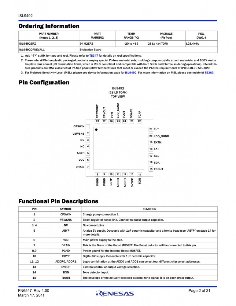 Technical document page 2