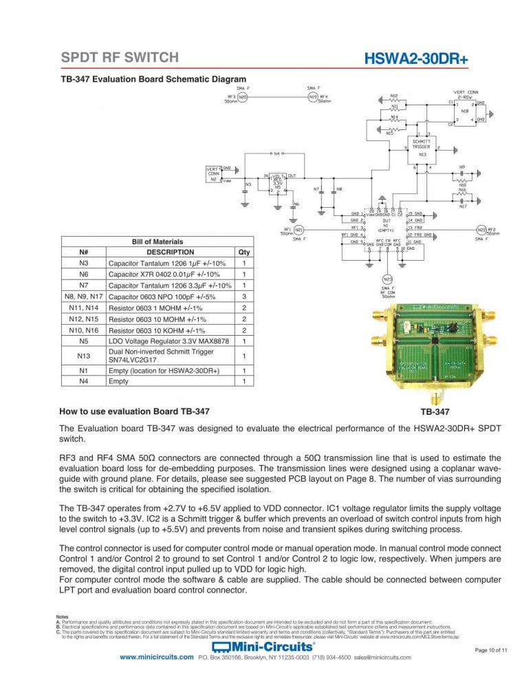 HSWA2-30DR+ datasheet page 10