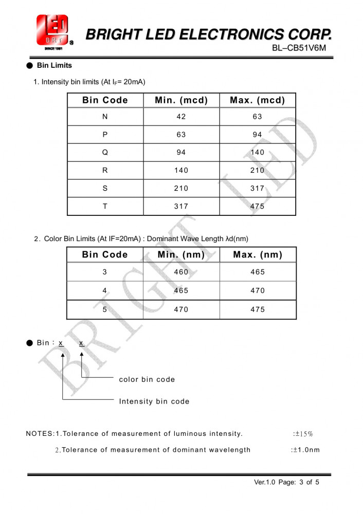 BL-CB51V6M technical document page 3