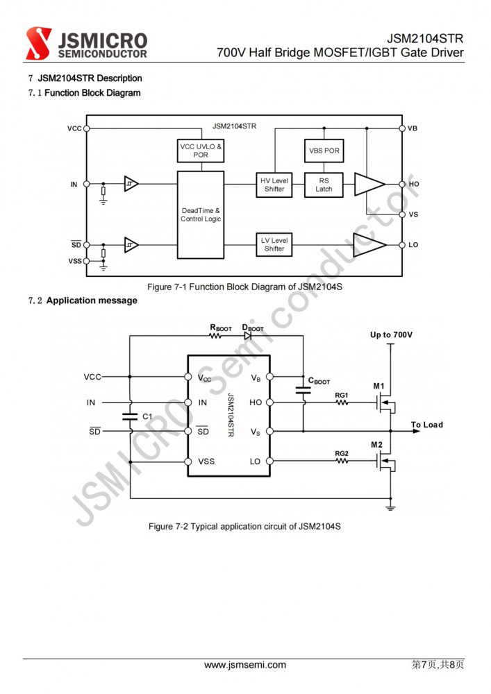 JSM2104STR datasheet page 7