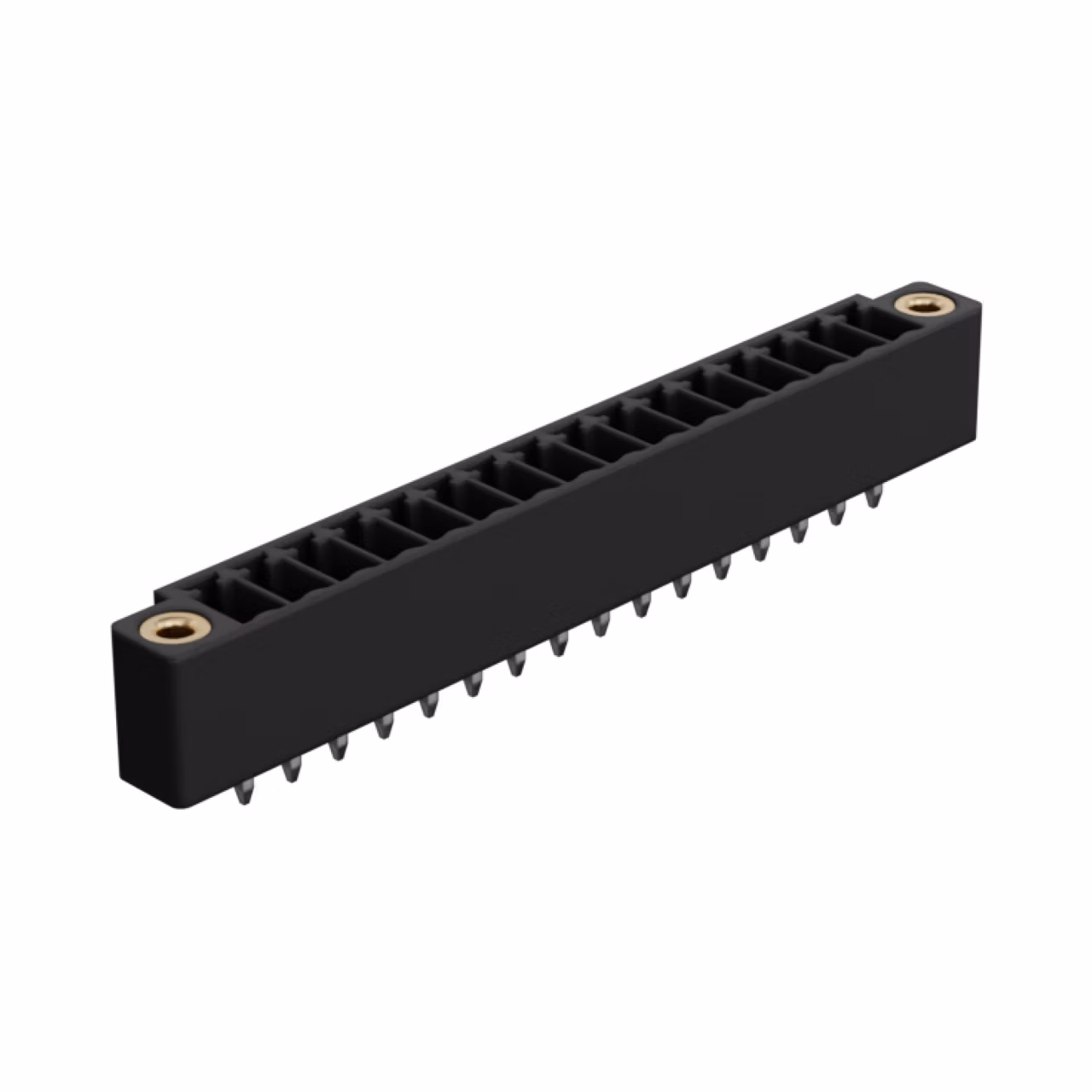 3.50mm Pitch Eurostyle Vertical PCB Header, with Threaded Retention Inserts, 16 Circuits for sale