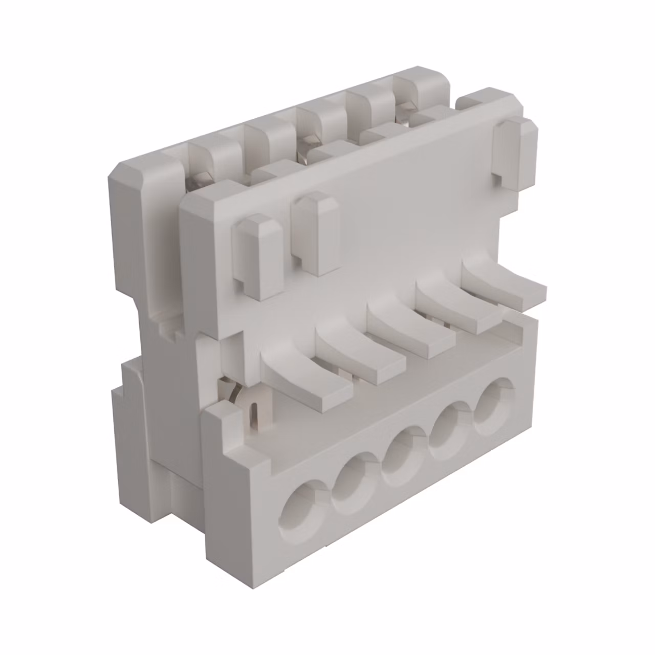 Appli-Mate RAST 2.5 Female Connector, 5.00mm Pitch, 3 Circuits, Position B, C and D Removed, Open Endwalls for sale