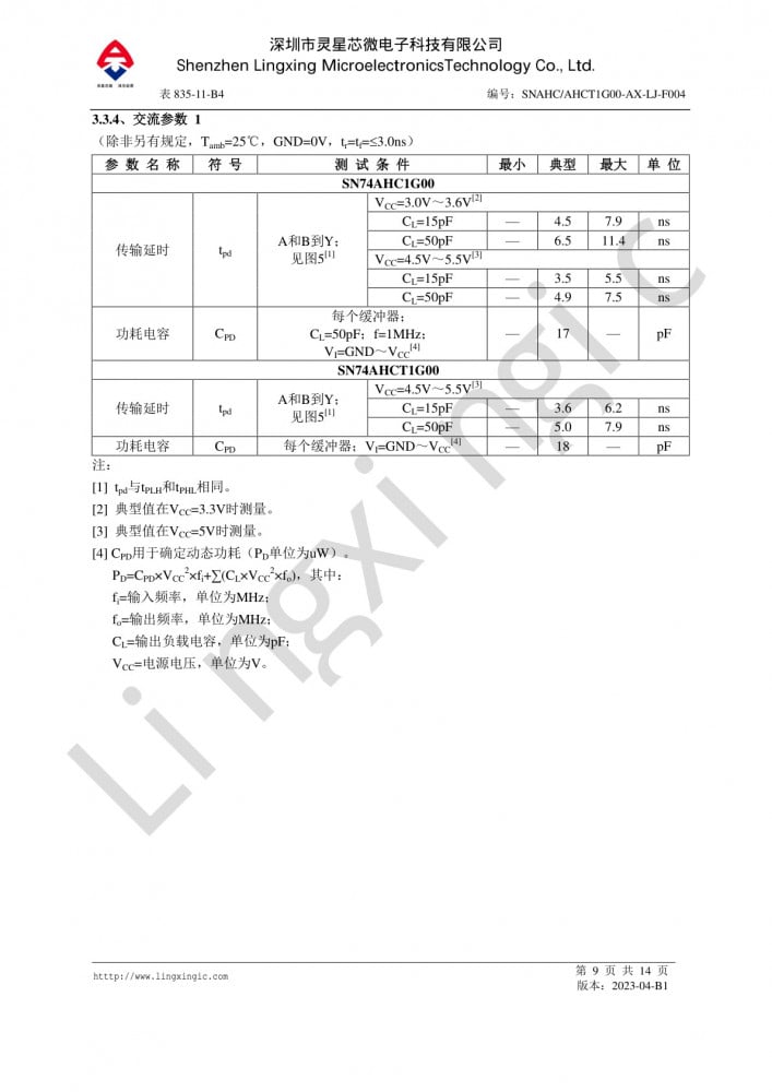SN74AHCT1G00DB(LX) datasheet page 9