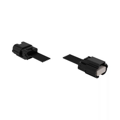 MX64 Female-to-MX64 Female Off-the-Shelf (OTS) Cable Assembly, Single Row, 300.00mm Length, Tin (Sn) Plating, 6 Circuits, Black for sale