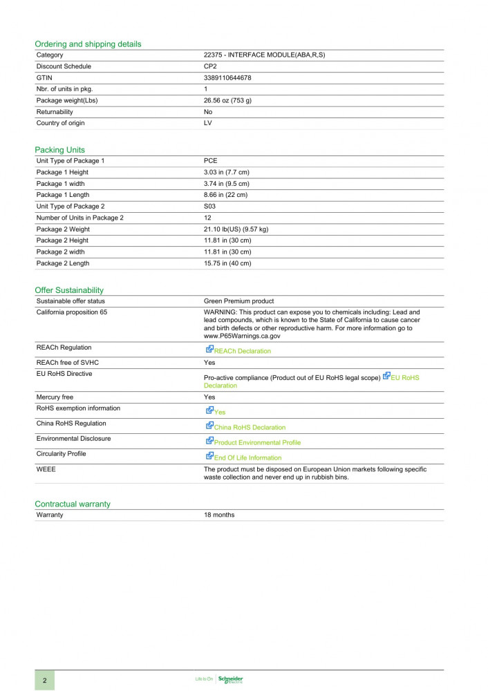 ABE7R16T230 technical document page 2