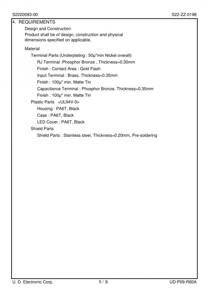 S22-ZZ-0198 approval sheet page 7