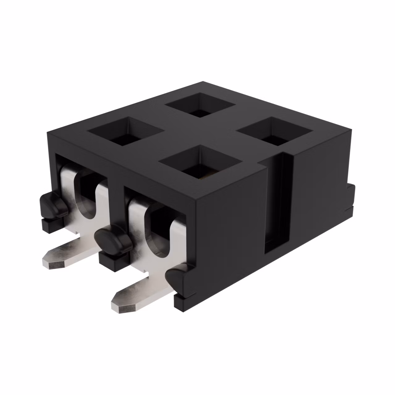2.00mm Pitch Milli-Grid Very Low-Profile Receptacle, Surface Mount, Top Entry, 0.05µm Gold (Au) Plating, 4 Circuits, Lead-Free, Tape and Reel, Black for sale