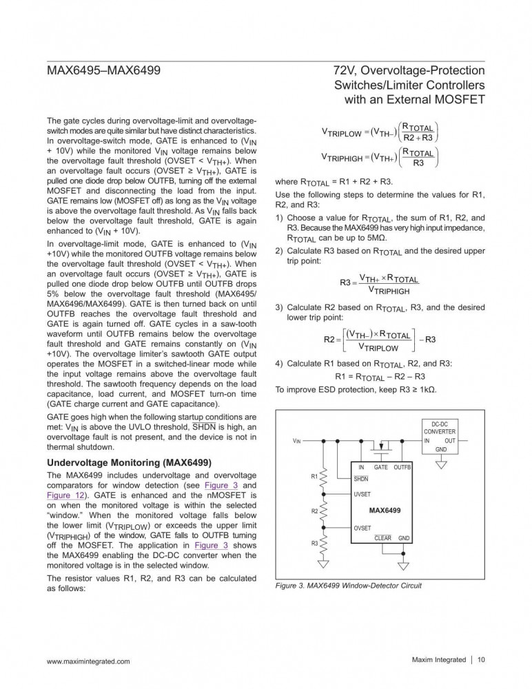 MAX6495 datasheet page 10