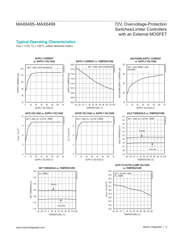 MAX6495 datasheet page 5