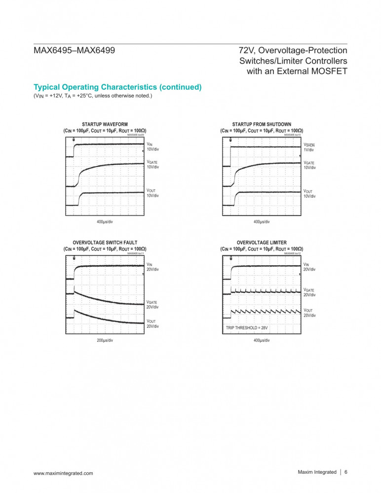 MAX6495 datasheet page 6