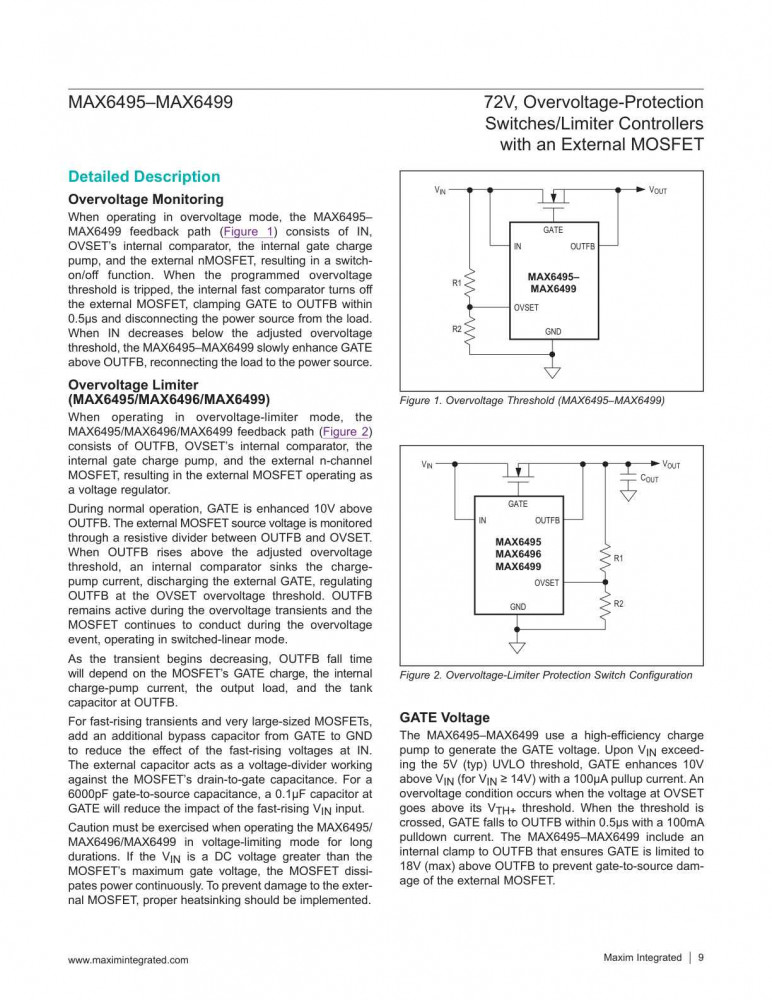 MAX6495 datasheet page 9