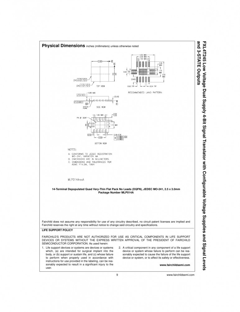 FXL4T245 document page 10