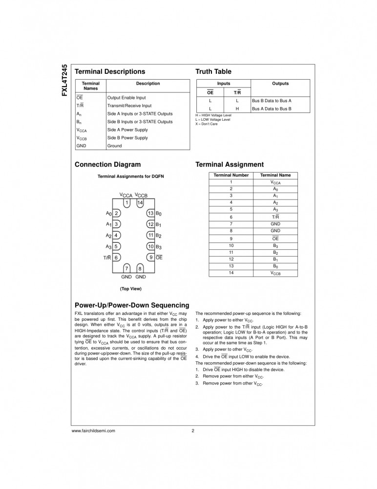 FXL4T245 document page 3
