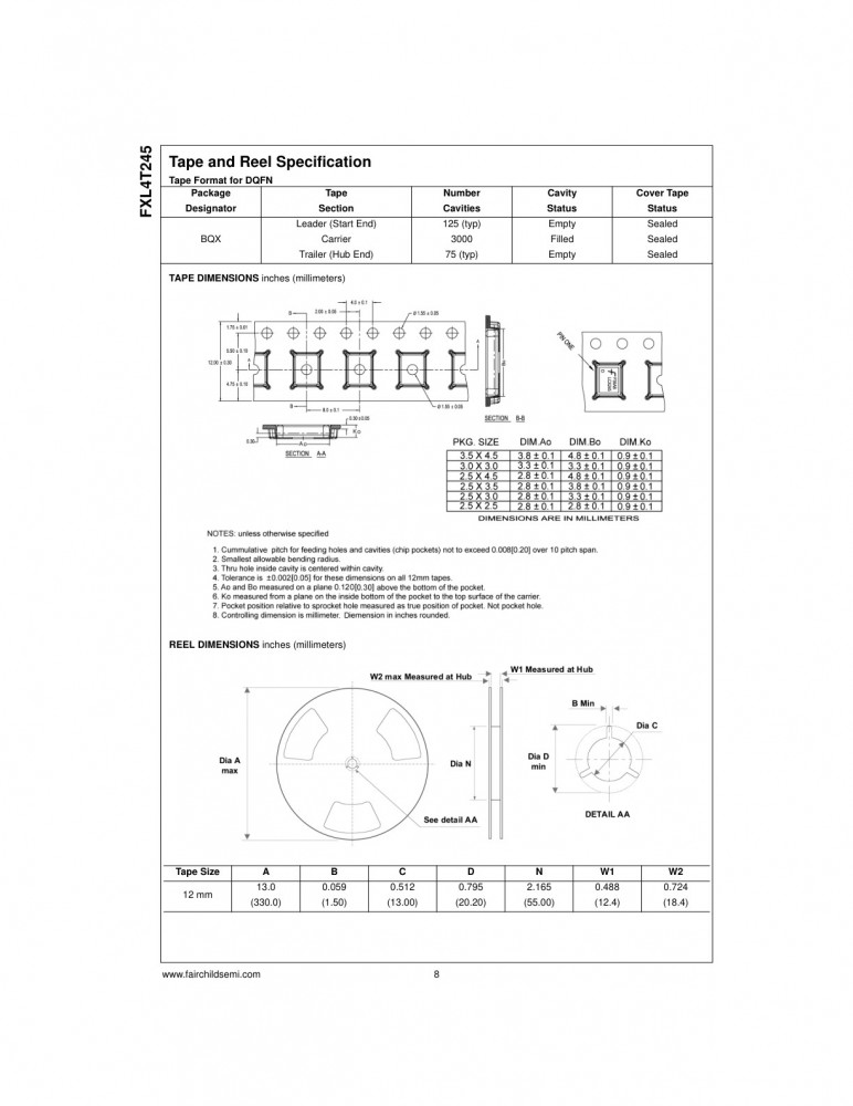 FXL4T245 document page 9