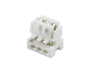 Appli-Mate RAST 2.5 IDT Housing, 2.50mm Pitch, with Side Latches, Female, 5 Circuits, Position Keys A & F Removed, Polarizing Rib Between 1/2