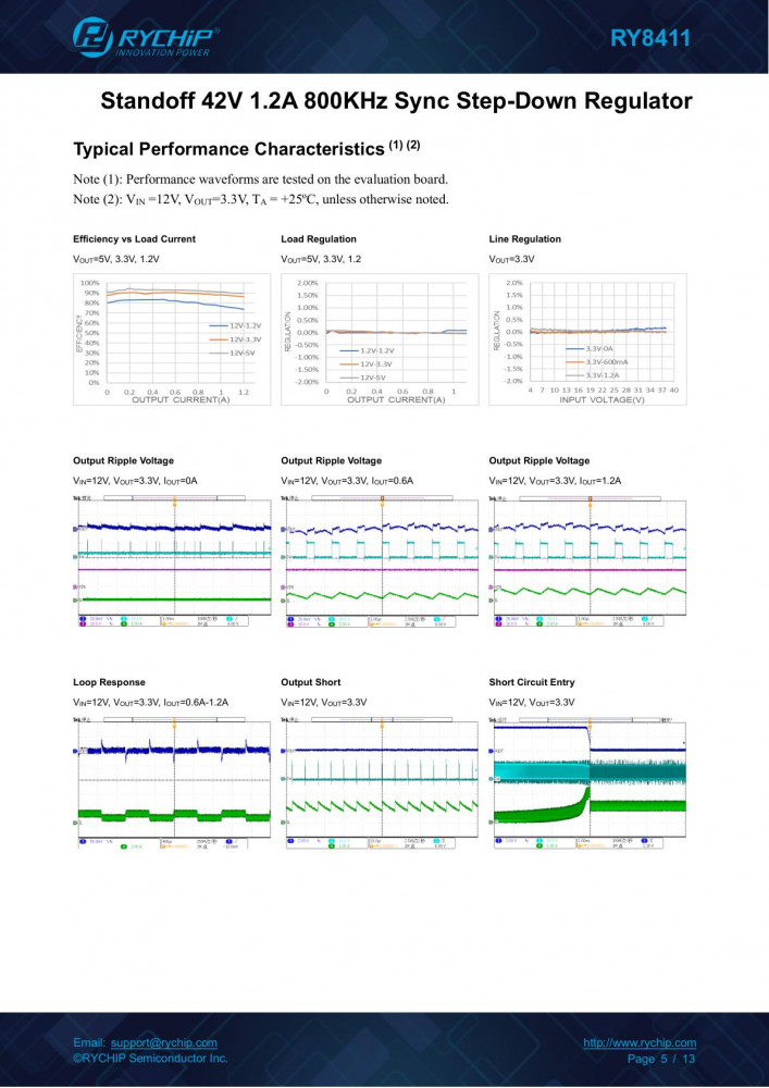 RY8411 datasheet page 5