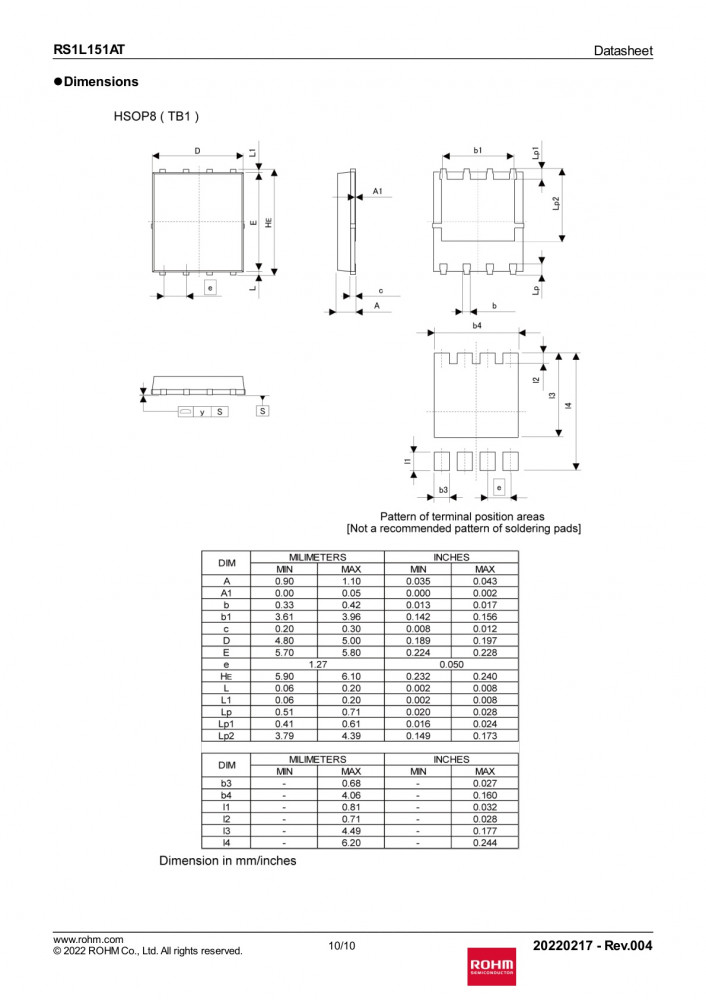 RS1L151ATTB1 datasheet page 10