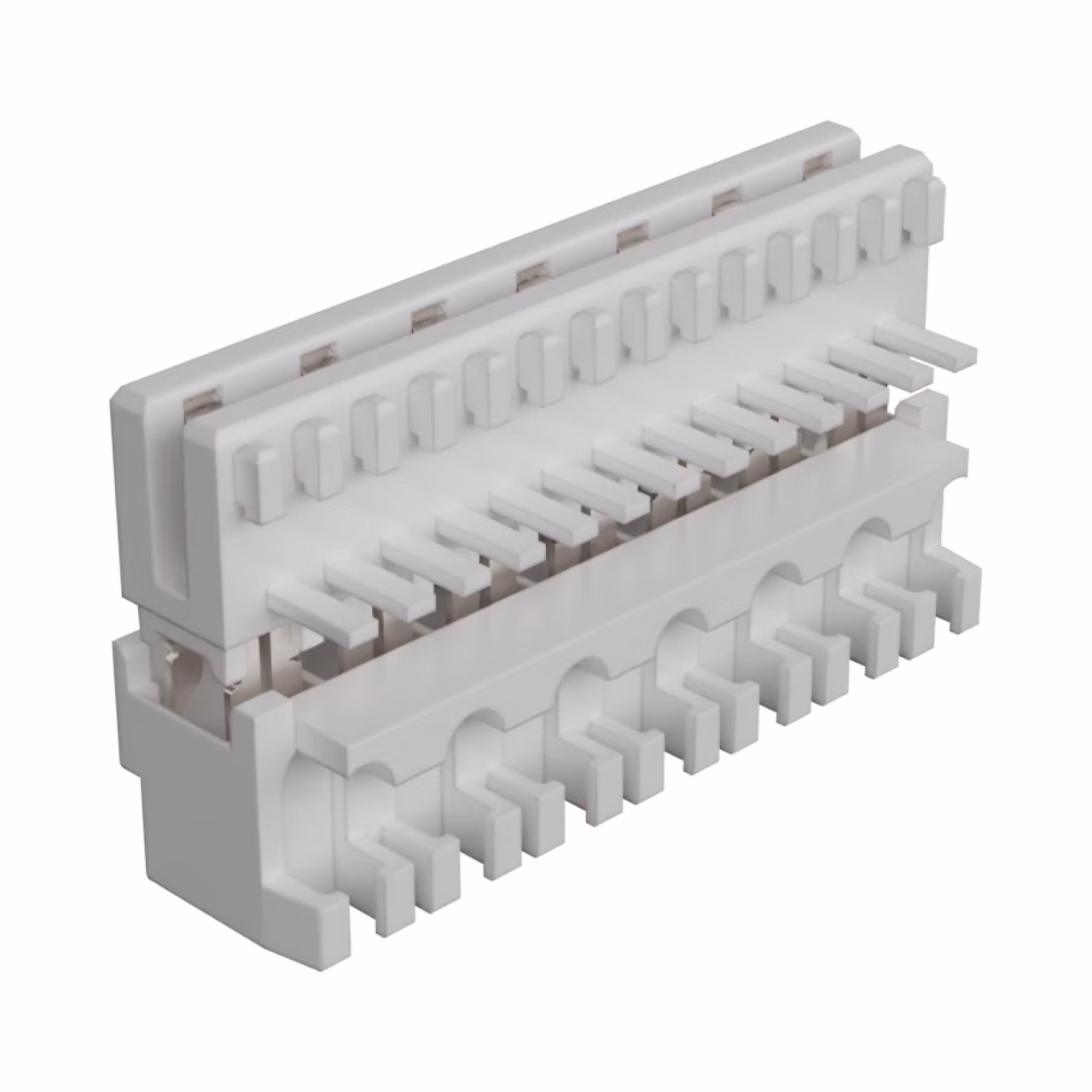 Appli-Mate RAST Power IDT Housing, 5.00mm Pitch, Direct/Indirect, Female, 7 Circuits, Fully Coded, Open End Walls for sale