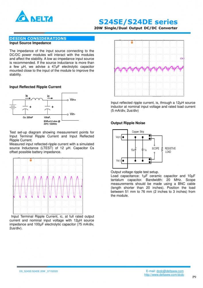 DELTA datasheet page 9