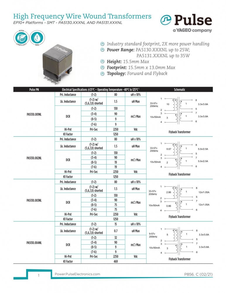 PA5131.006NLT technical document page 1