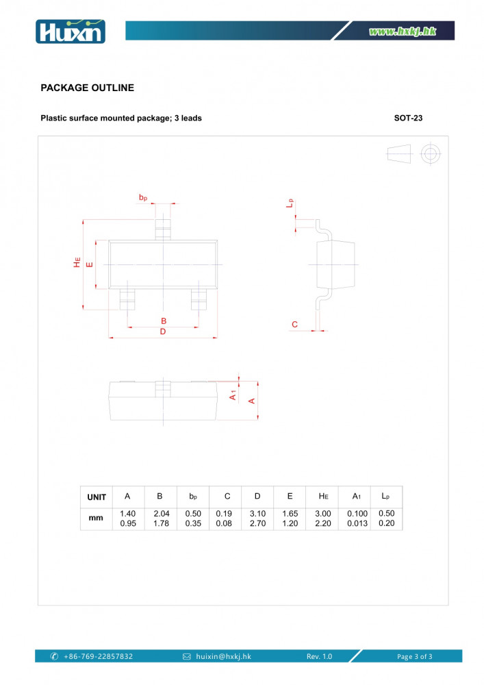 2SC1623 technical document page 3