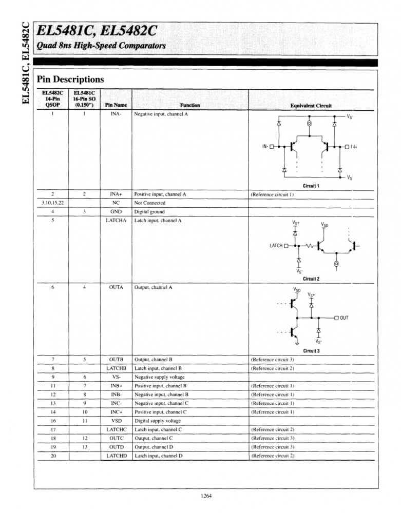 EL5481CS datasheet page 7