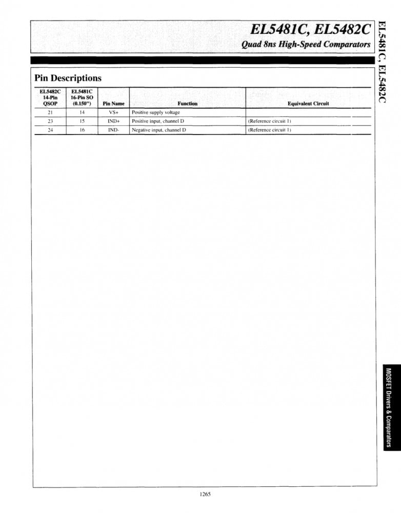 EL5481CS datasheet page 8