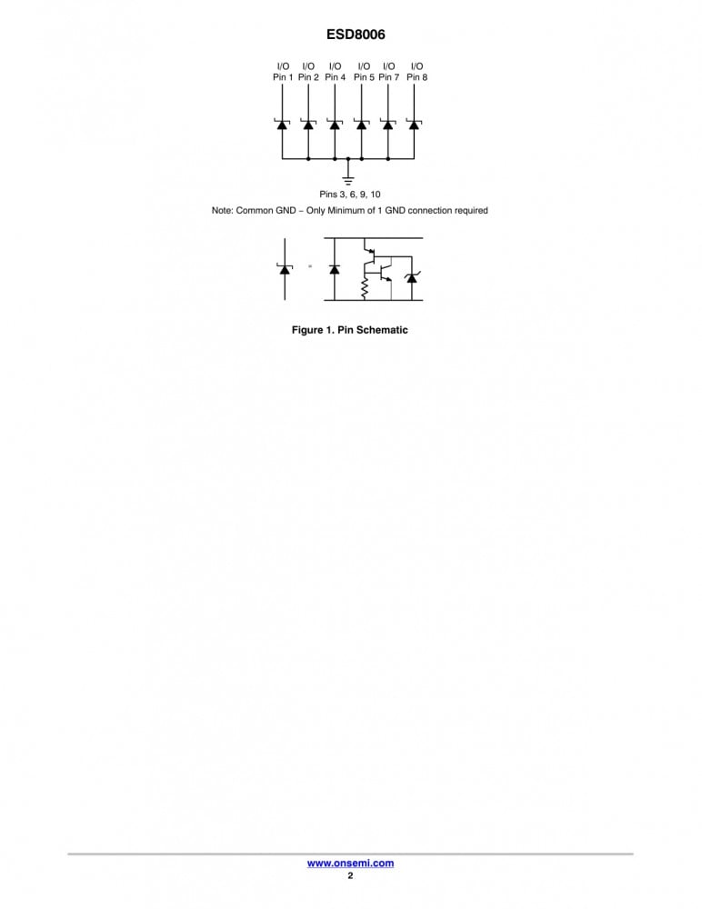 ESD8006MUTAG datasheet page 2
