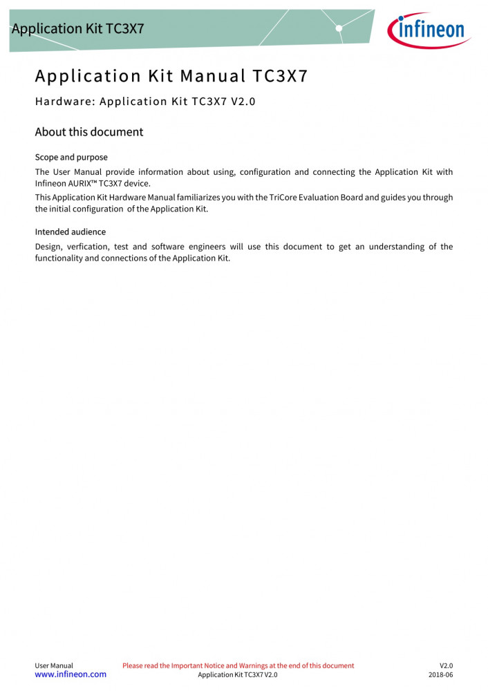 Application Kit TC3X7 manual page 1