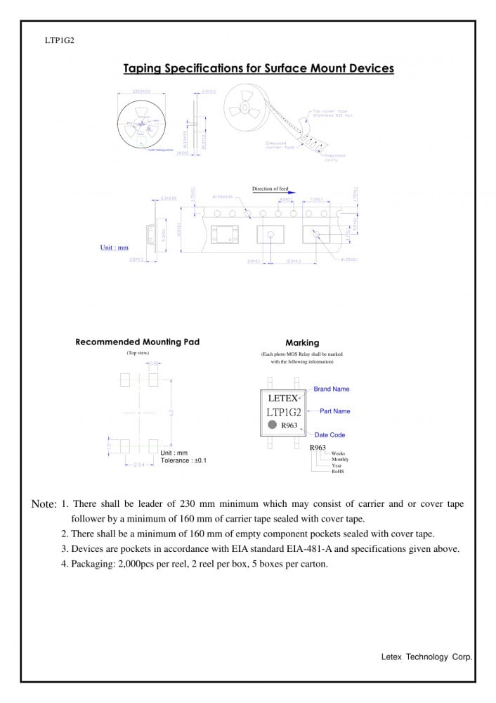 LTP-1G2 technical document page 4