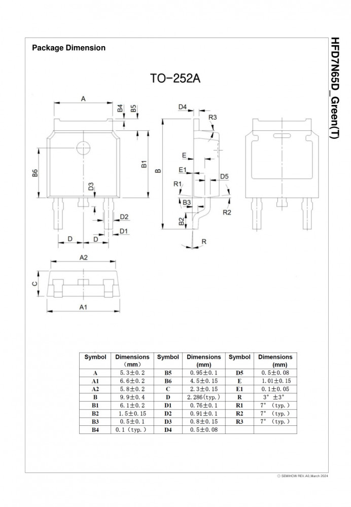 HFD7N65D datasheet page 7