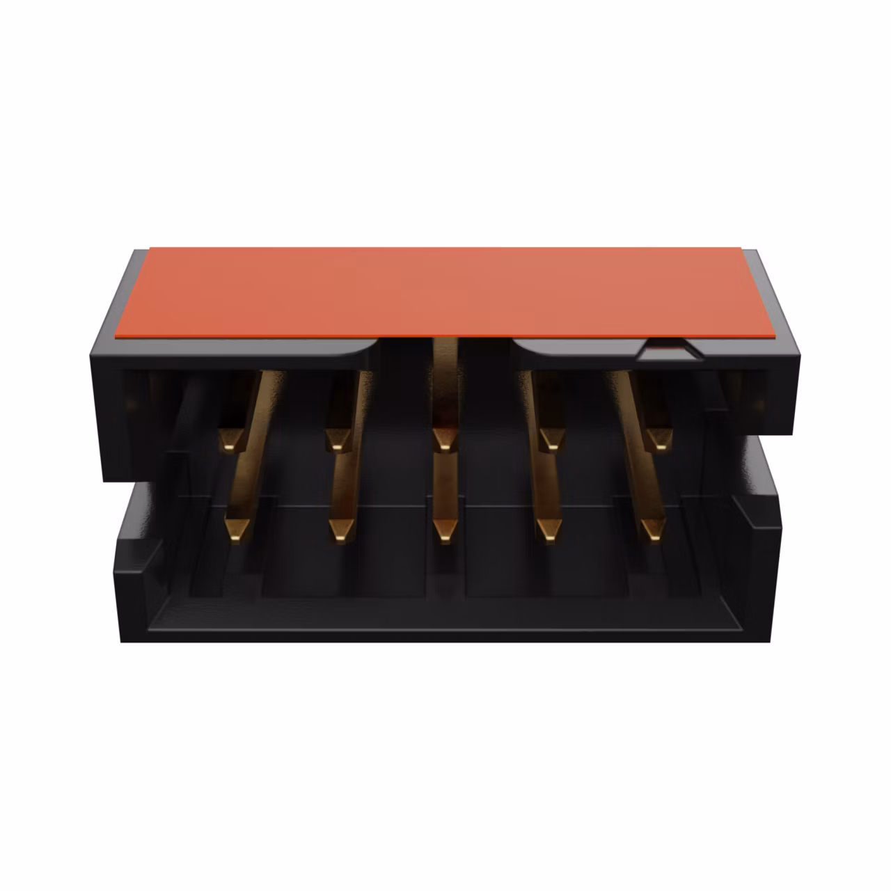 2.00mm Pitch, Milli-Grid PCB Header, Dual Row, Right-Angle, Through Hole, 10 Circuits, 0.38µm Gold (Au) Plating, 2.16mm Tail Length, Dual Side Slots, Center Polarization, Tape and Reel, with Pick-and-Place Tape for sale