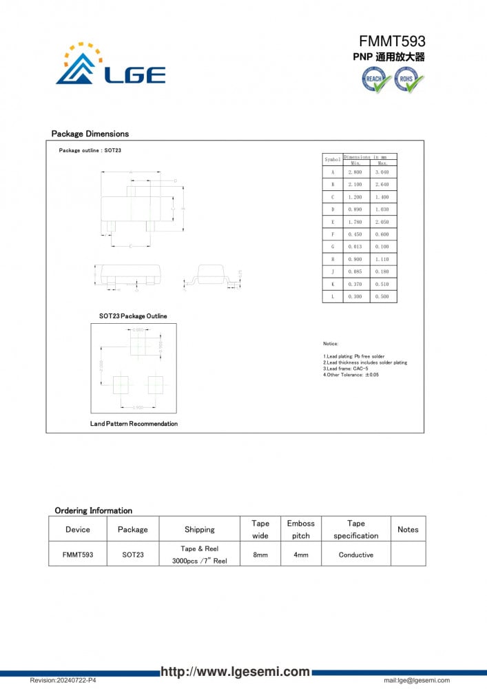 FMMT593 datasheet page 4