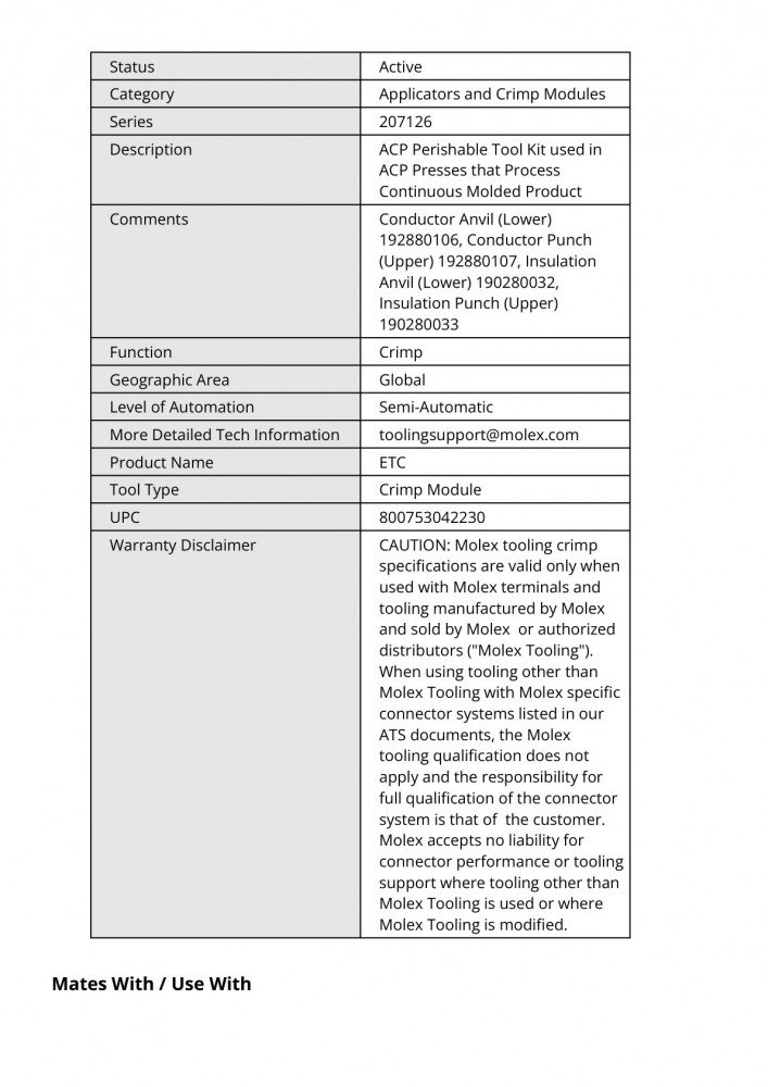 Product document image, page 2
