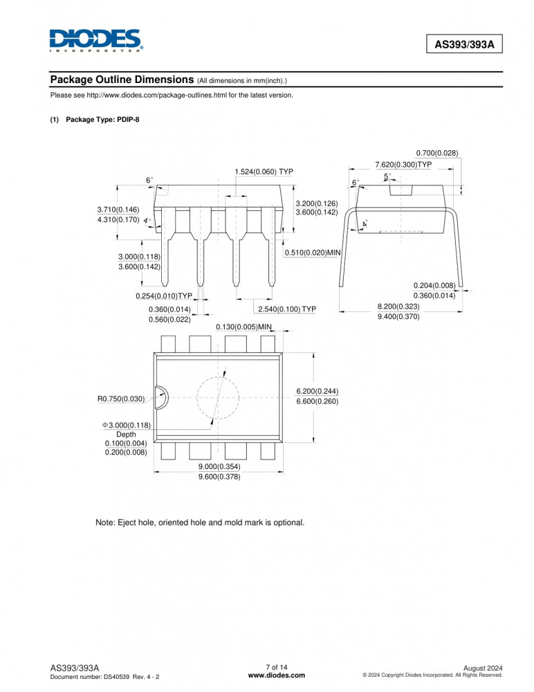 AS393 datasheet page 7