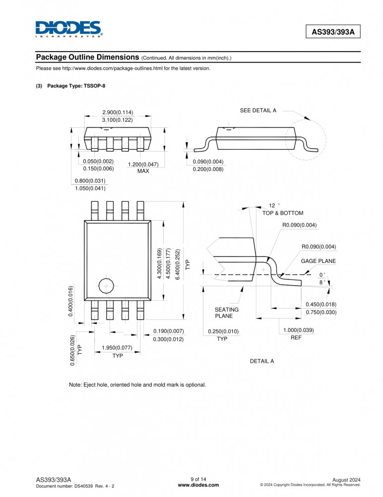 AS393 datasheet page 9