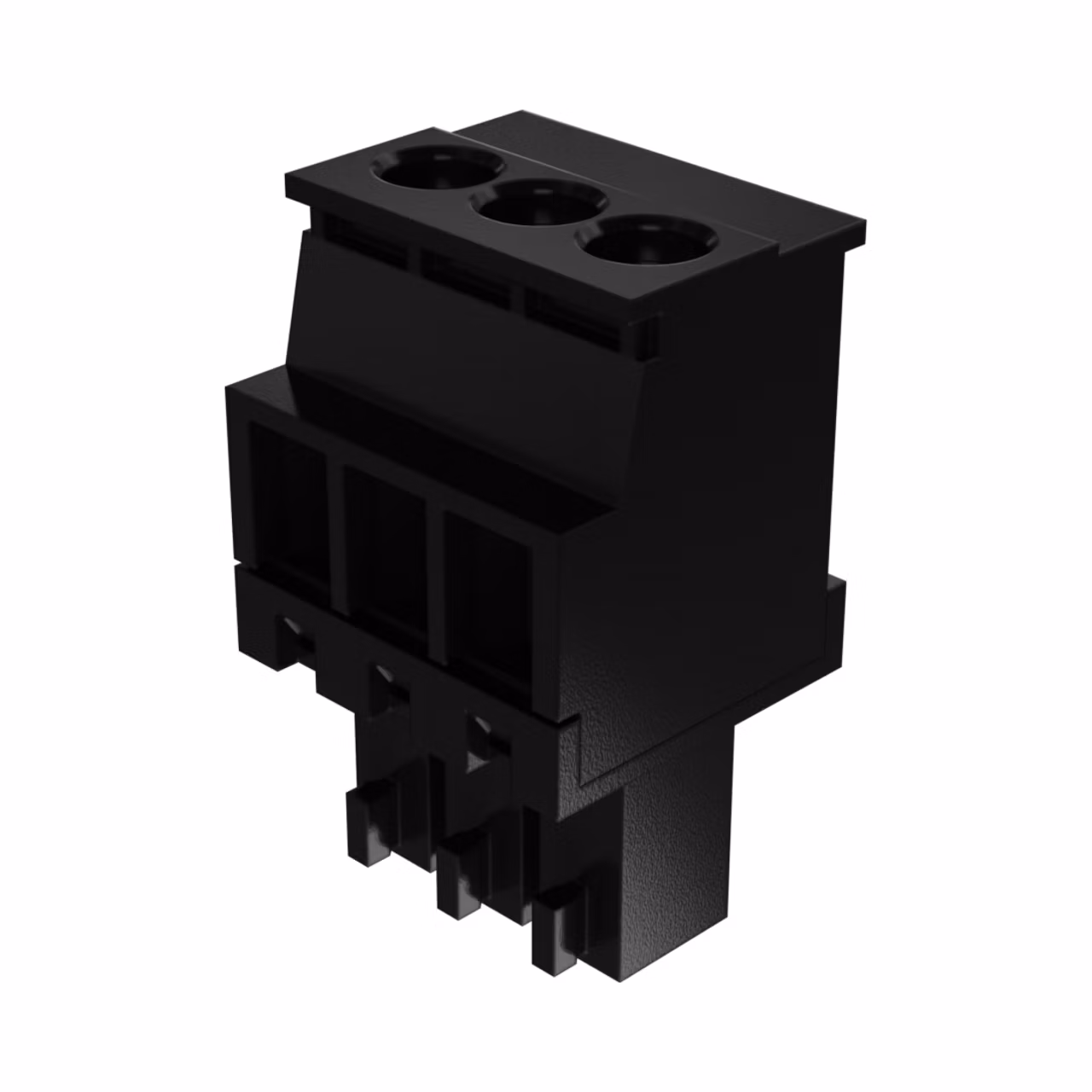 3.50mm Pitch Eurostyle Vertical Plug, Front Wire Entry, 3 Circuits for sale